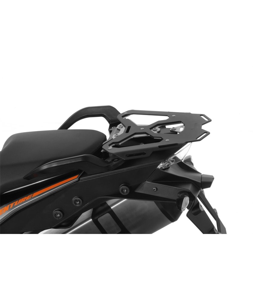 Aluminium/stainless steel luggage rack "black" for KTM 1050 Adventure ...